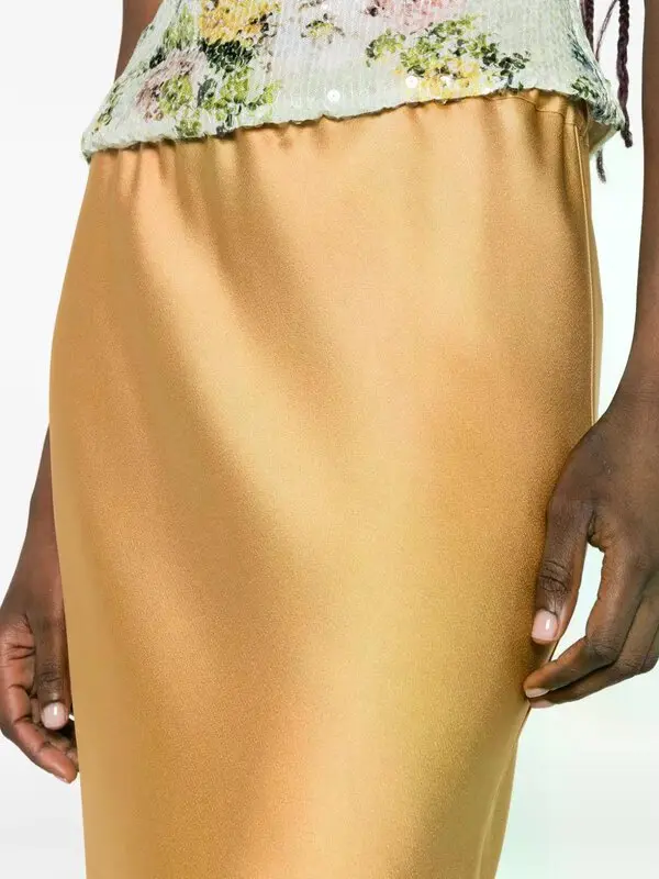 Antonelli Firenze Orinoco Midi Skirt - Yellow