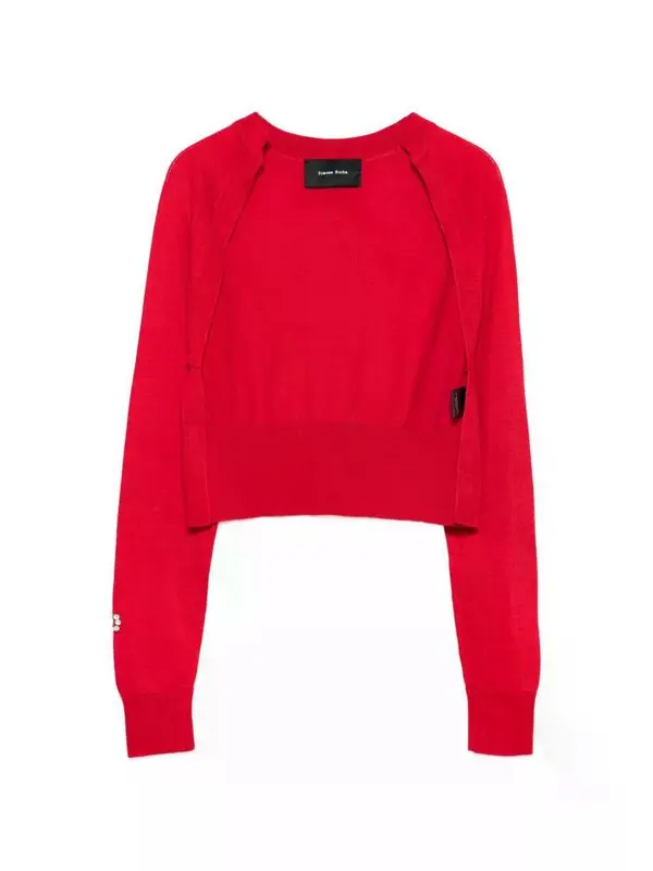 Simone Rocha Embellished Cropped Cardigan