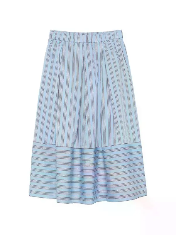 Antonelli Firenze Ibiza Striped Midi Skirt