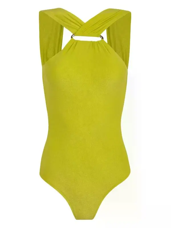 LENNY NIEMEYER High-neck One Piece Swimsuit - Green