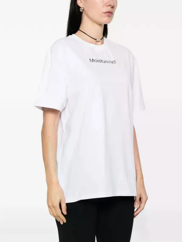 Coperni Text-print T-shirt - White