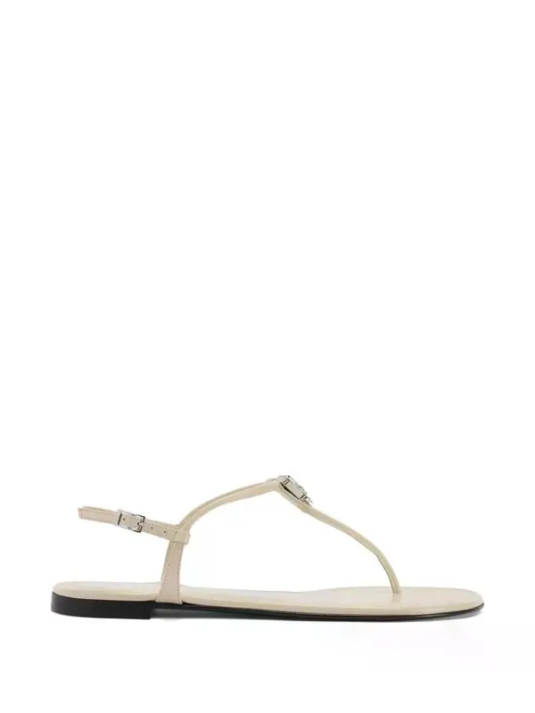 GIUSEPPE ZANOTTI Muse Flat Sandals - Neutrals