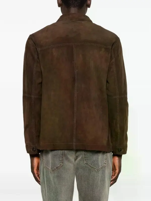 LEATHER AUTHORITY Elliott Pocket Leather Jacket
