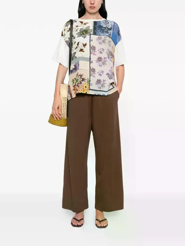 Max Mara Floral Print T-shirt