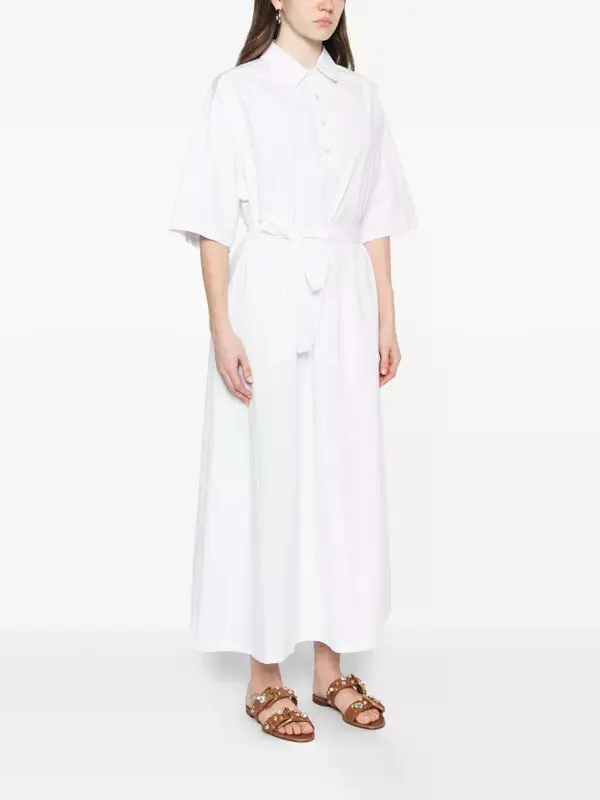 Max Mara Polo-collar Maxi Dress