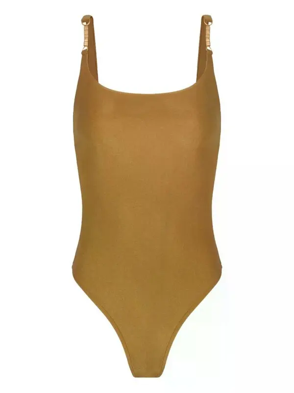LENNY NIEMEYER Square-neck One-piece Swimsuit - Yellow