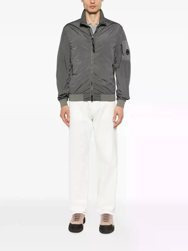 C.P. COMPANY Lens Detail Bomber Jacket - Grey