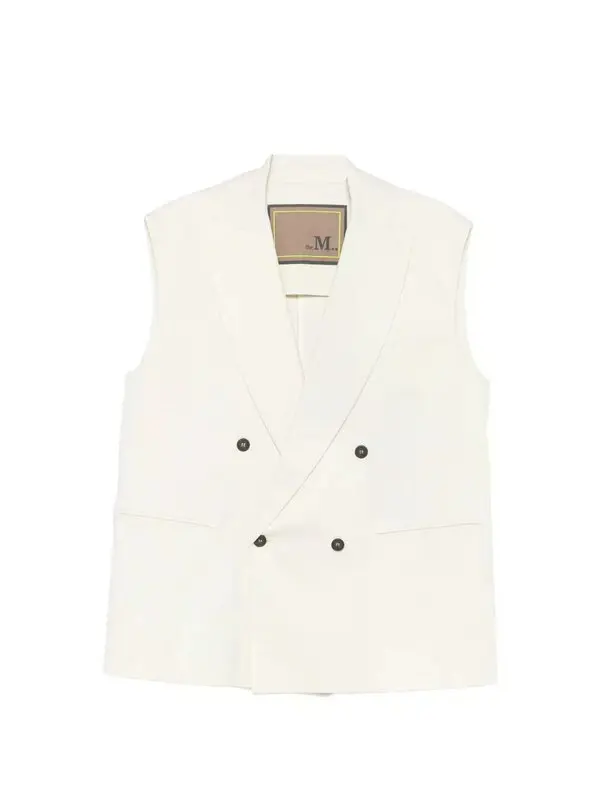 THE M.. Double-breasted Gilet