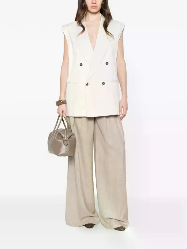 THE M.. Double-breasted Gilet