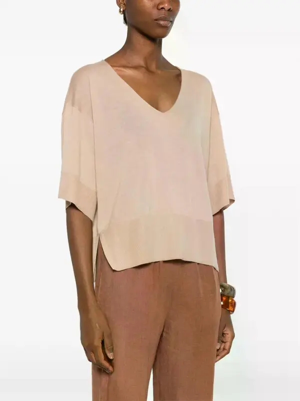 SOLOCASCMIR V-neck Short-sleeved T-shirt