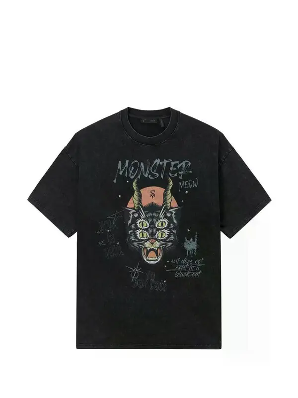 FIVE CM Graphic-print T-shirt - Black