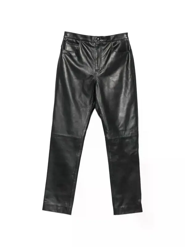 TWINSET Leather Trousers