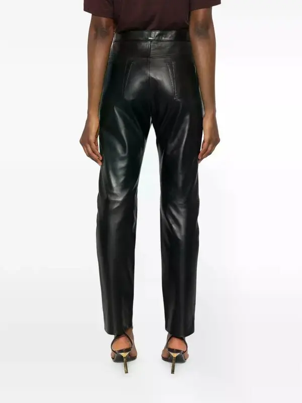TWINSET Leather Trousers