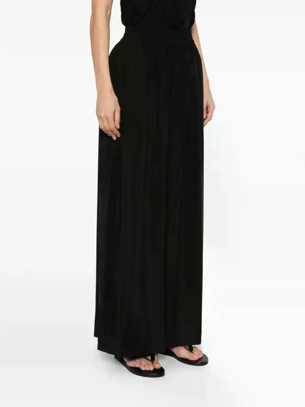 ELEH Wide-leg Palazzo Pants - Black