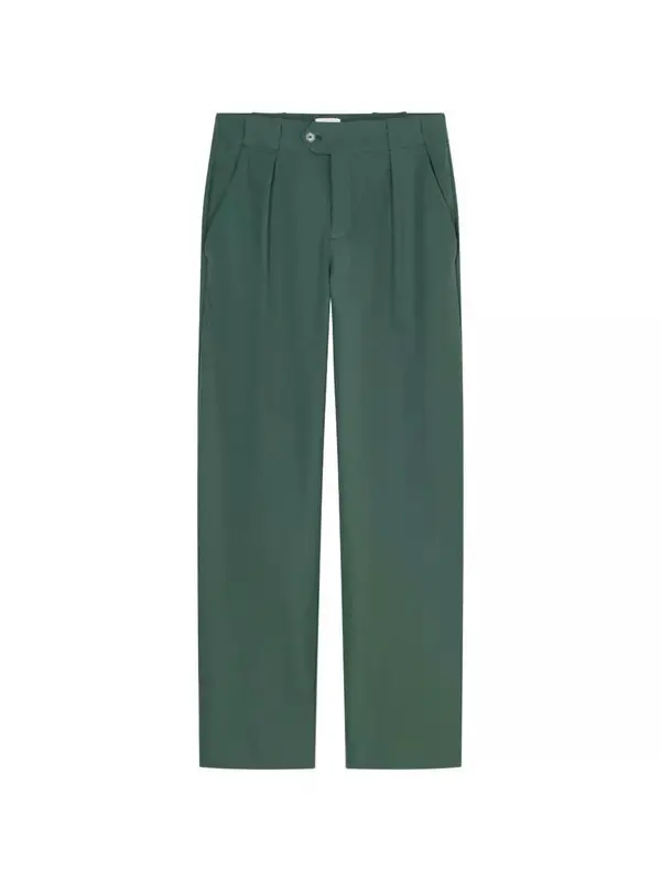 Closed Pleated Wide Leg Trousers
