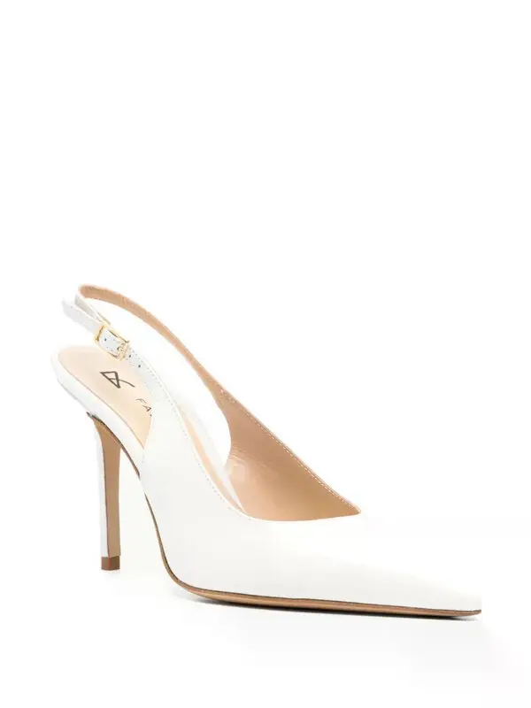 FABIO RUSCONI Slingback Pumps - White