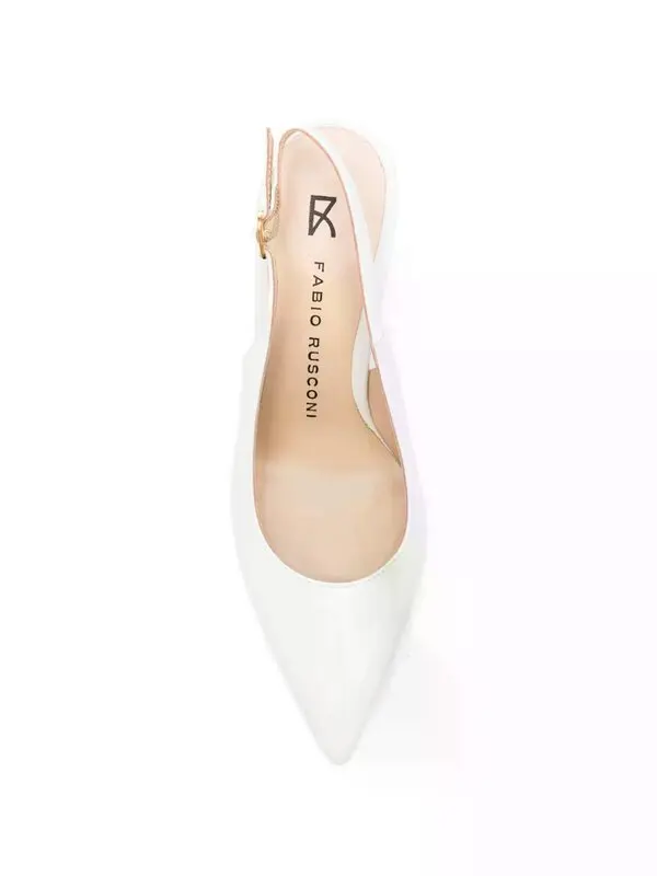 FABIO RUSCONI Slingback Pumps - White