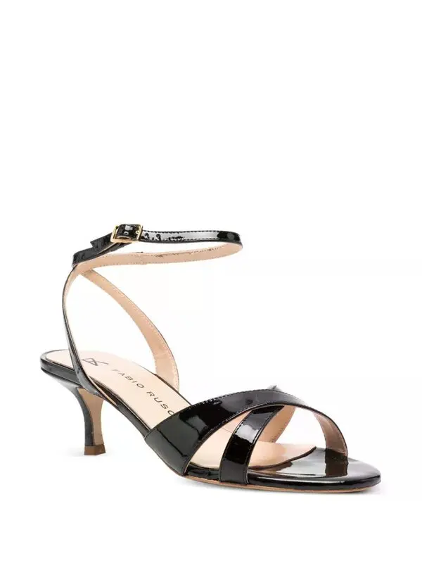 FABIO RUSCONI Crossover-strap Sandals - Black