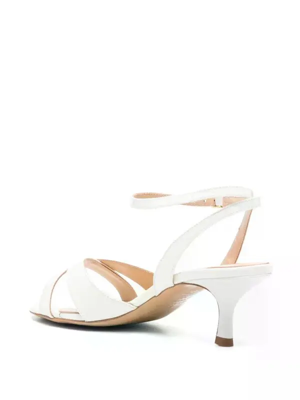 FABIO RUSCONI Criss-cross-strap Sandals - White