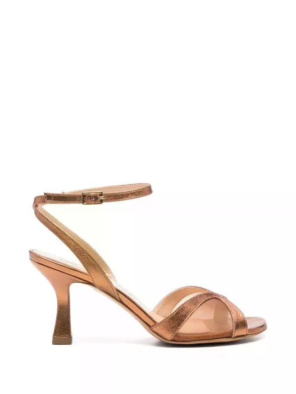 FABIO RUSCONI Ankle-strap High Heel Sandals - Brown