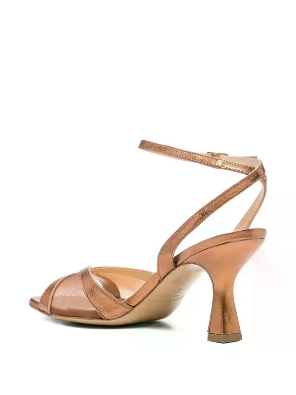 FABIO RUSCONI Ankle-strap High Heel Sandals - Brown