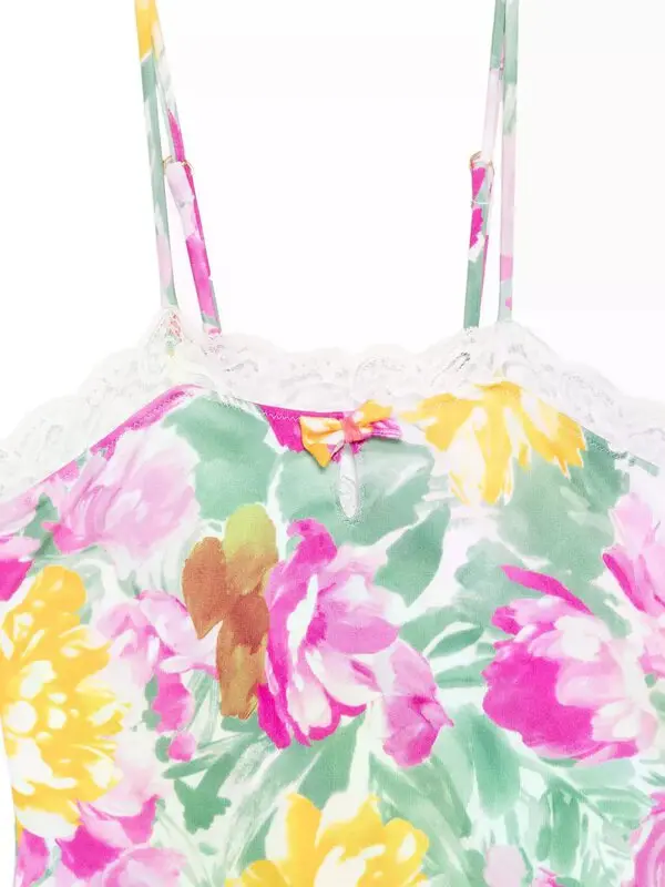 Chloé Floral-print Swimsuit - Pink
