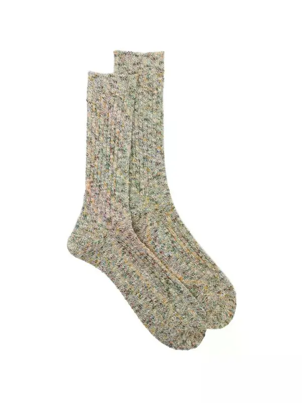 Anonymous Ism Homespun Ankle Socks - Brown