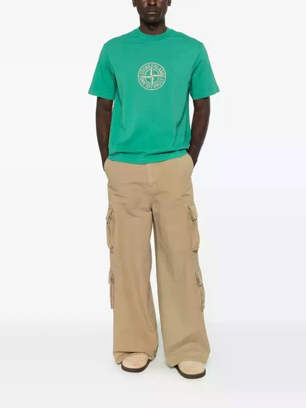 Stone Island Logo T-shirt - Green