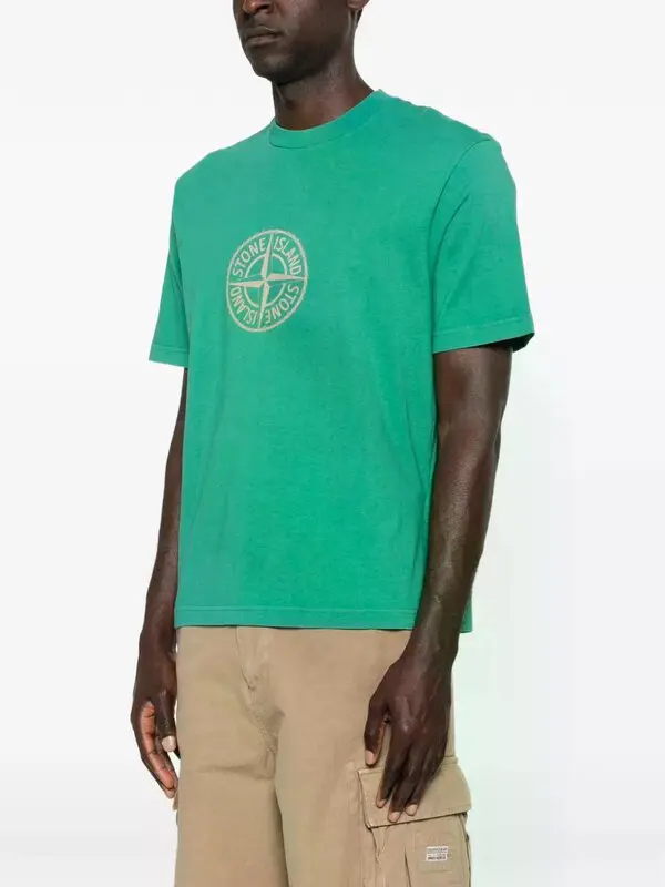 Stone Island Logo T-shirt - Green