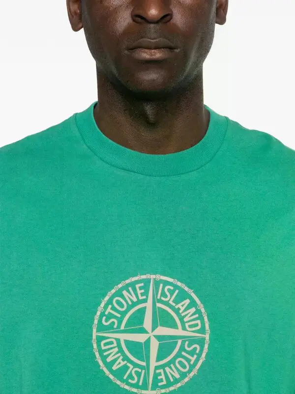 Stone Island Logo T-shirt - Green