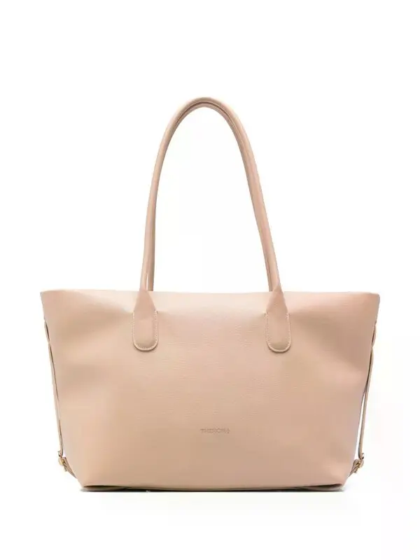 THEMOIRE Tallia Handle Tote Bag - Neutrals
