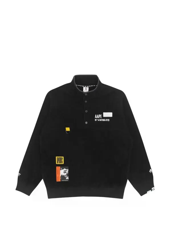 AAPE BY *A BATHING APE Buttoned Polo Shirt