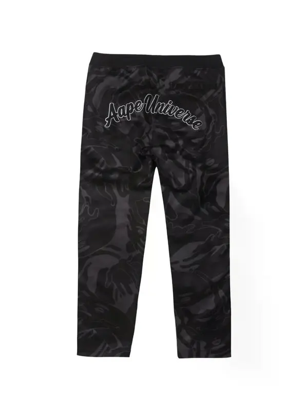 AAPE BY *A BATHING APE Camo Logo-tape Track Pants - Black