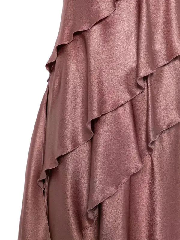Antonelli Firenze Norris Ruffled Midi Dress - Pink