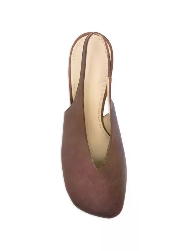 LEMAIRE Glove Slingback Pumps With 80mm Block Heel