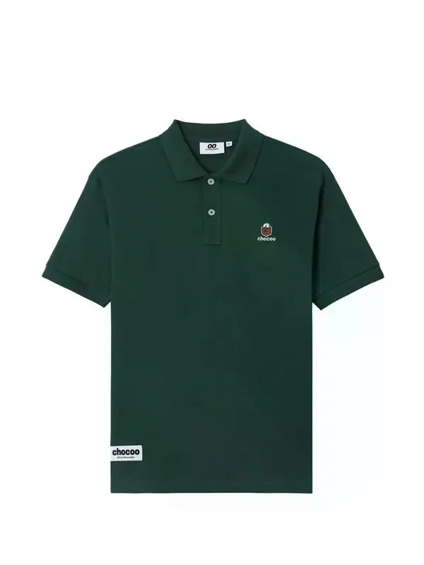CHOCOOLATE Embroidered Polo Shirt - Green