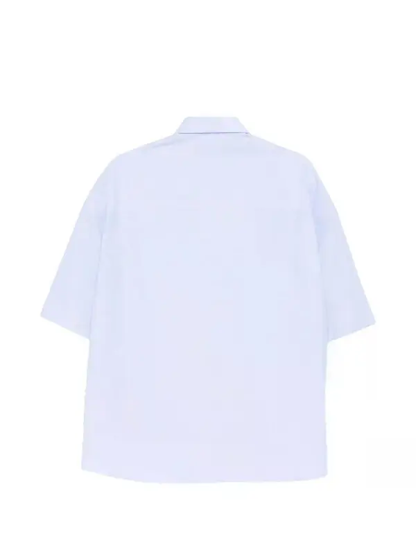 Alpha Studio Flap-pocket Shirt - Blue
