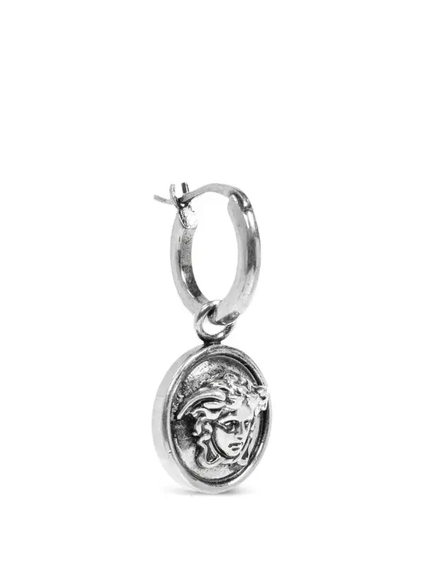 Versace Medusa Medallion Drop Earrings