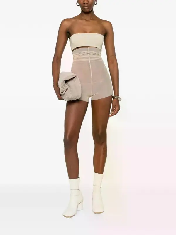 Rick Owens High-waisted Stretch Shorts