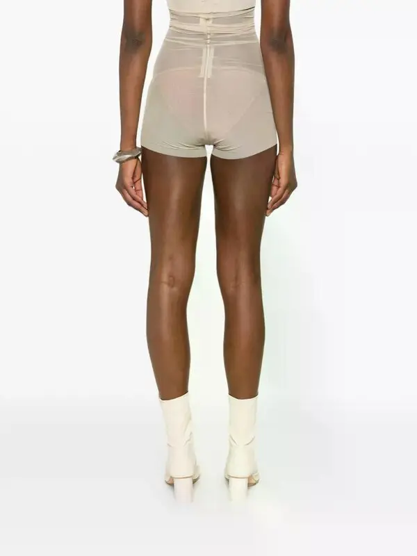 Rick Owens High-waisted Stretch Shorts