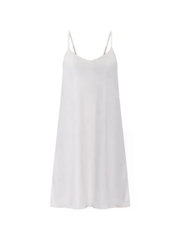 Hanro V-neck Slip Nightdress - Pink