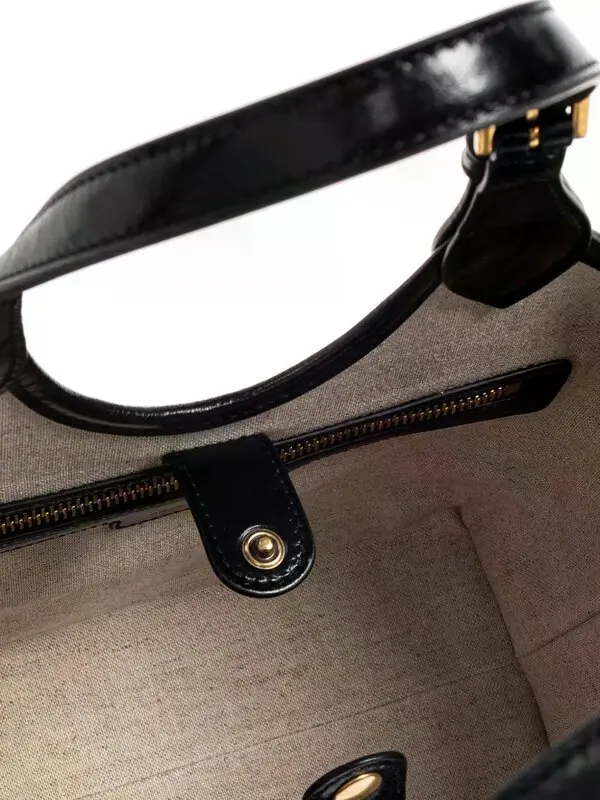Versace Rivière Small Canvas Tote