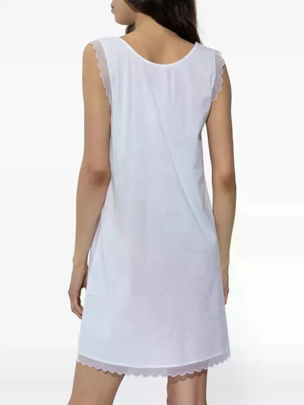 Hanro Scalloped-trim Nightdress