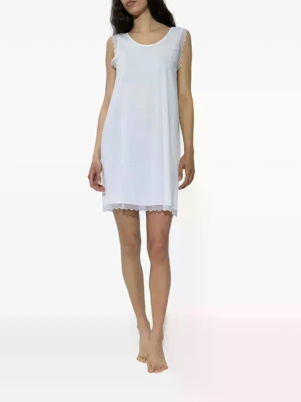 Hanro Scalloped-trim Nightdress