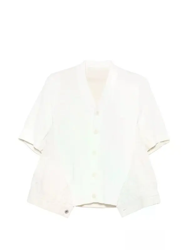 Sacai Buttoned Cardigan - Neutrals
