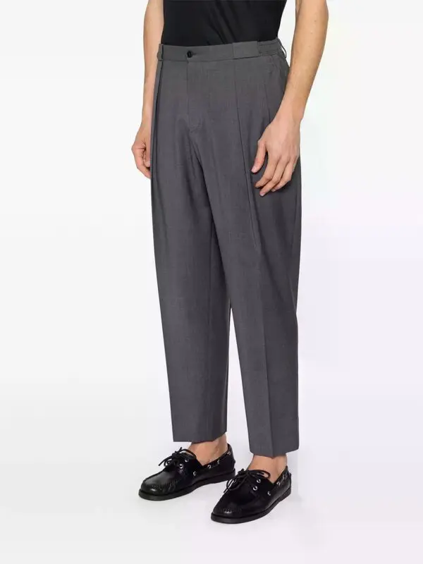 BRIGLIA 1949 Portobellos Pleated Trousers - Grey