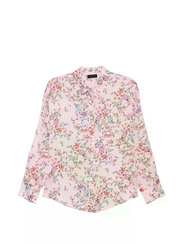 Liu Jo Floral Print Shirt - Pink