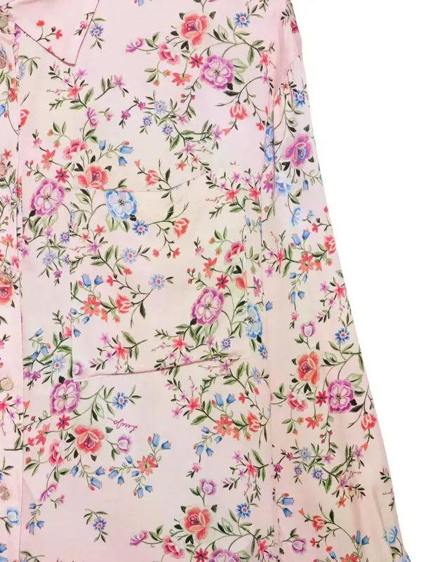 Liu Jo Floral Print Shirt - Pink