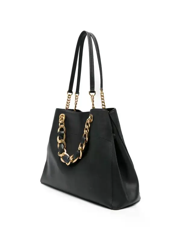 Balmain Logo-plaque Shoulder Bag - Black