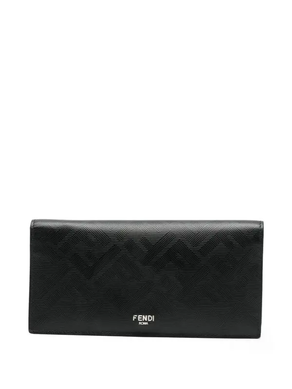 Fendi Leather Cardholder - Black
